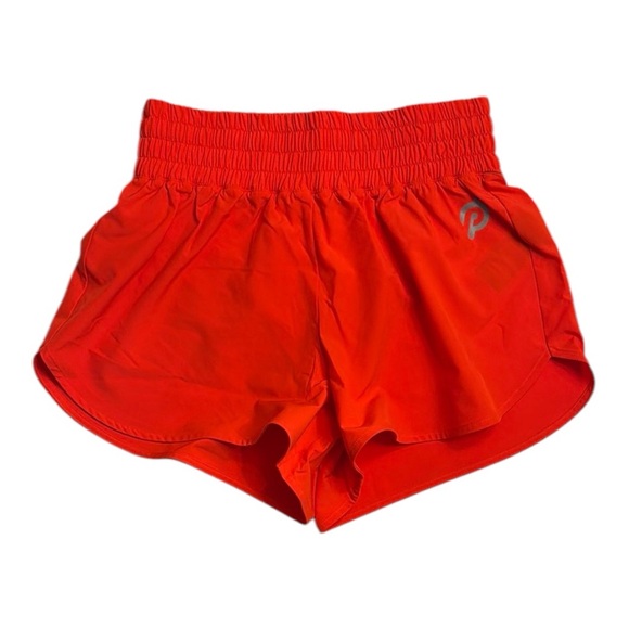Peloton | Shorts | Nwt Peloton Woven High Rise 3 Run Short Red Tomato ...